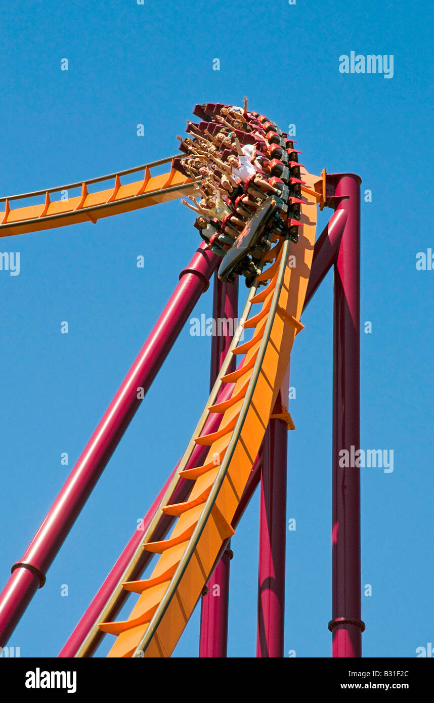 Rollercoaster close up hi-res stock photography and images - Alamy