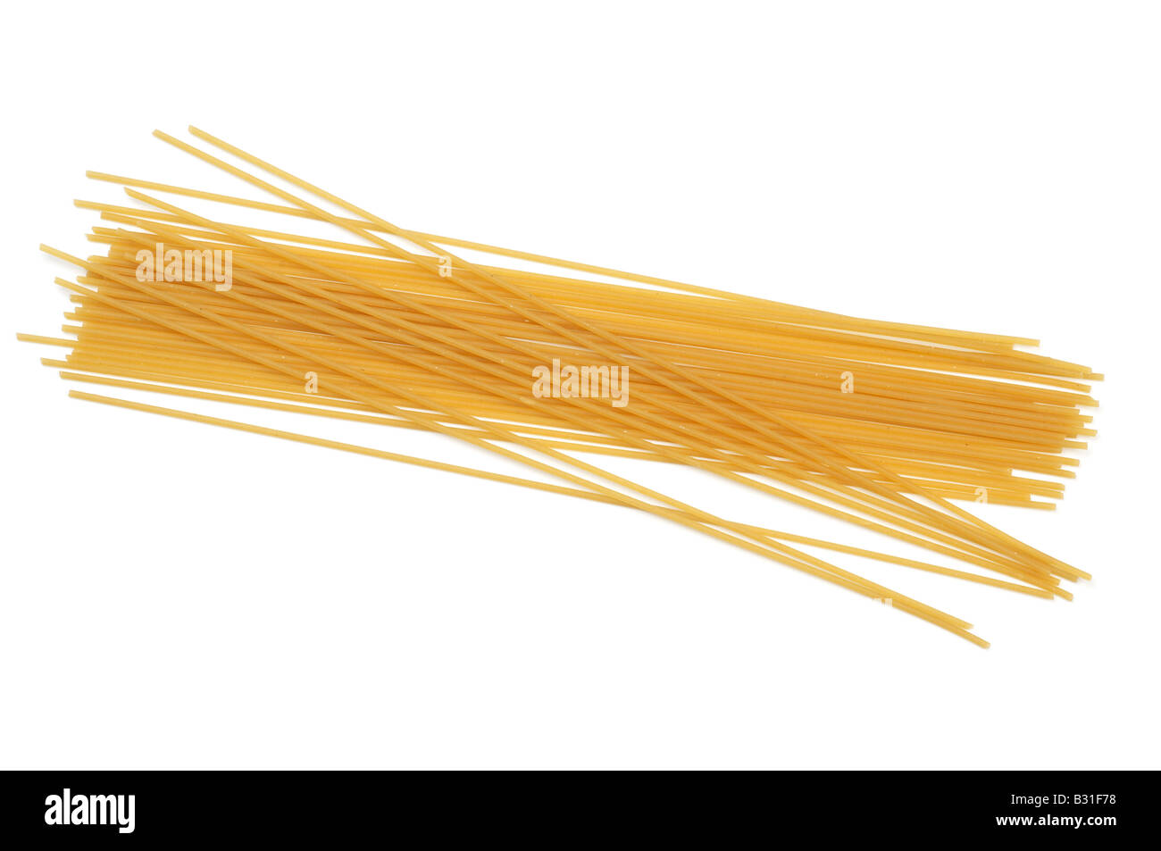 Dried spaghetti pasta Cut Out Stock Images & Pictures - Alamy