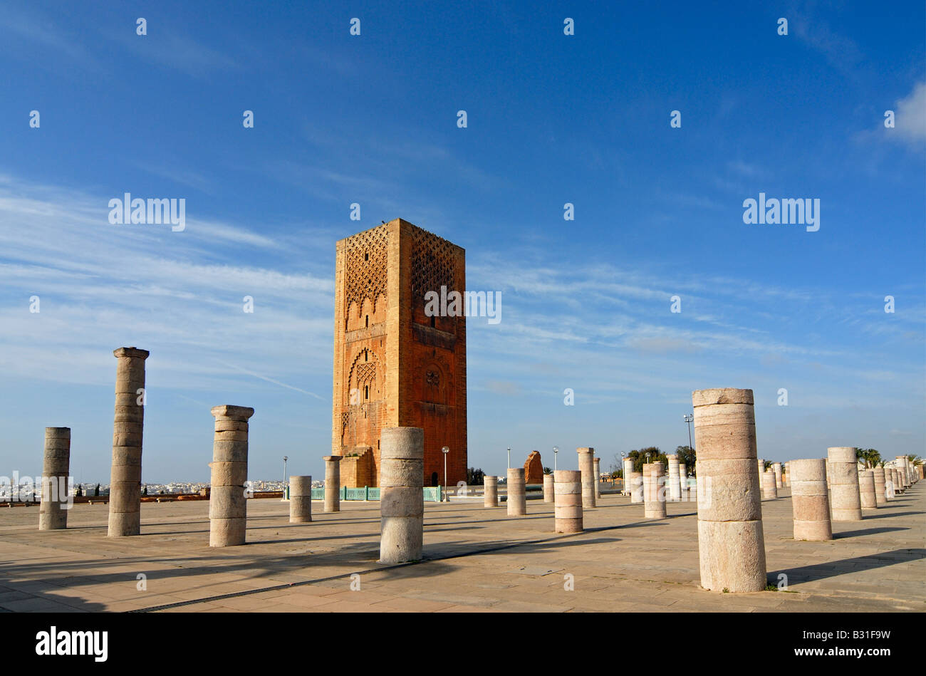 Tour Hassan Hassan Tower in Rabat Morocco Stock Photo - Alamy
