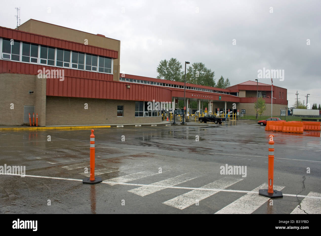 Canadian Port Of Entry Sumas Washington Stock Photo - Alamy