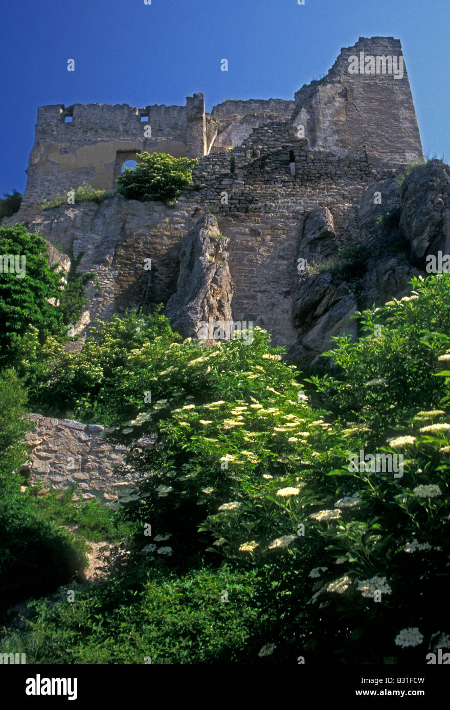 Durnstein Castle, Richard the Lionheart, imprisoned, town of Durnstein ...
