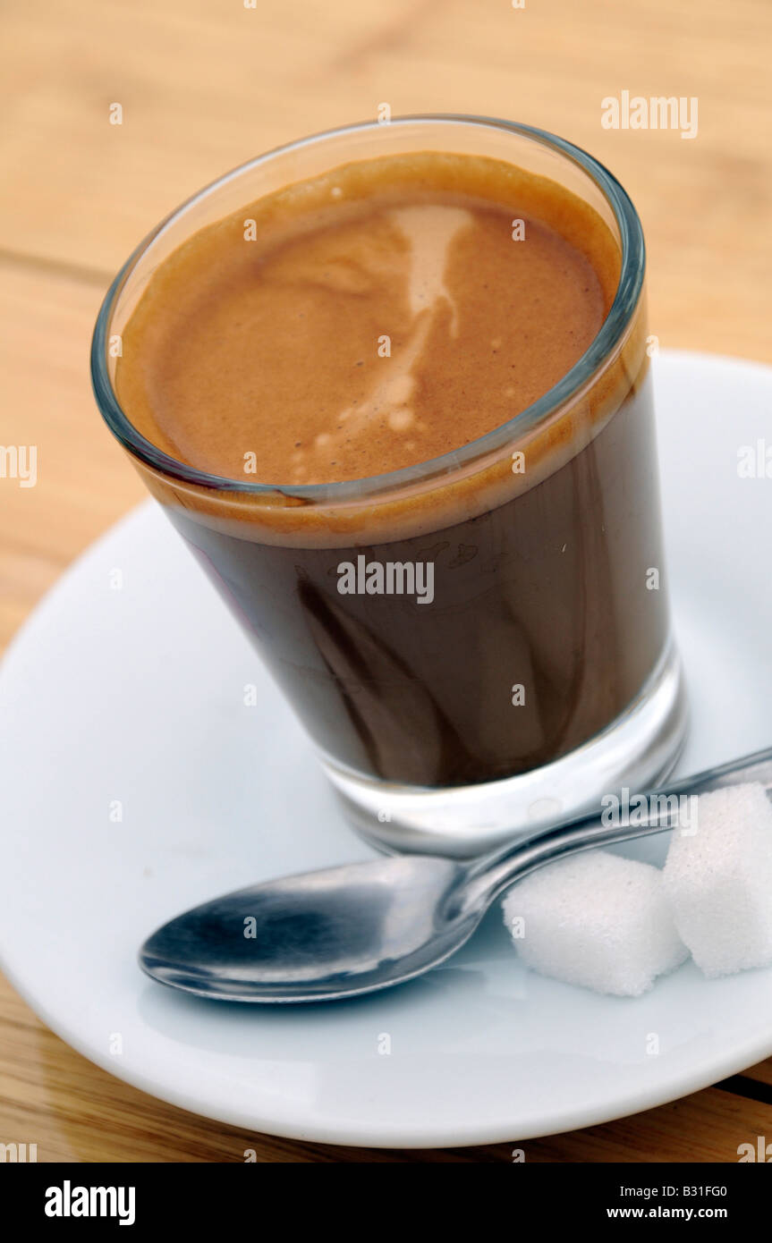 ESPRESSO MACCHIATO COFFEE Stock Photo - Alamy