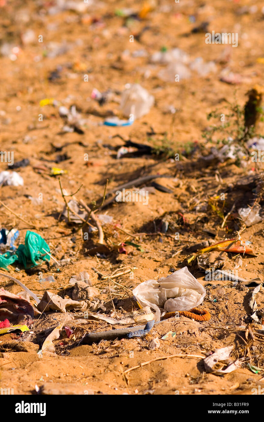 Rubbish, Pushkar, Rajasthan, India, Subcontinent, Asia Stock Photo - Alamy