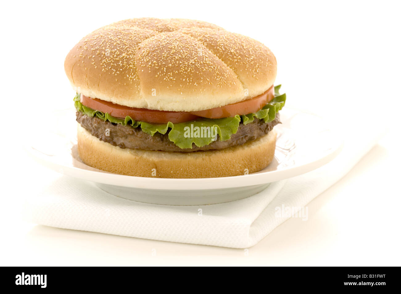 An image of a hamburger Stock Photo - Alamy