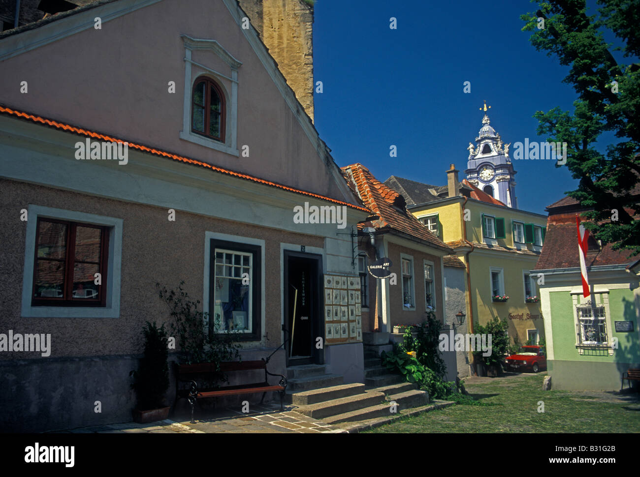 Durnstein street scene hi-res stock photography and images - Alamy