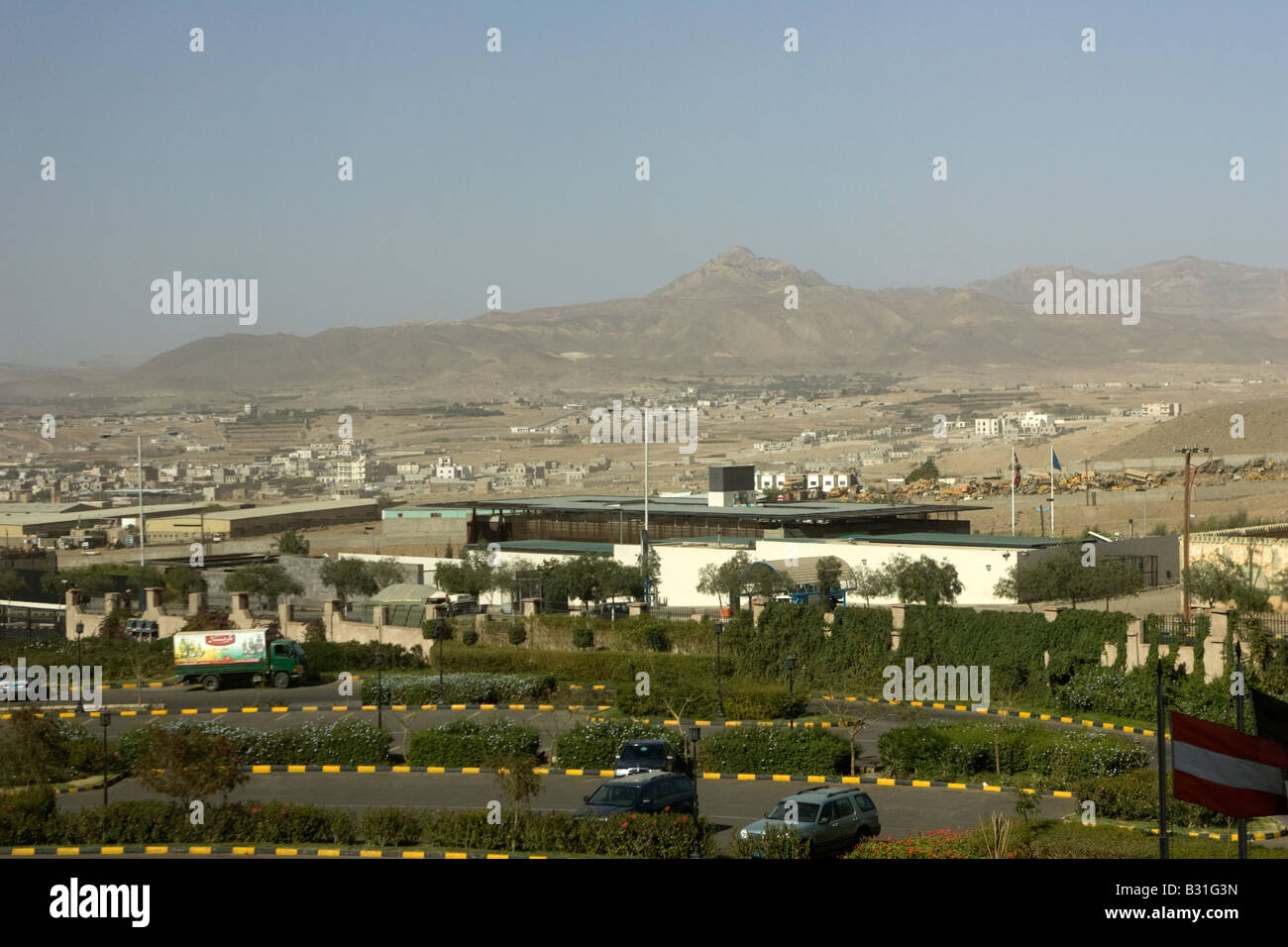 The British Embassy in Sanaa Yemen Middle East Stock Photo - Alamy