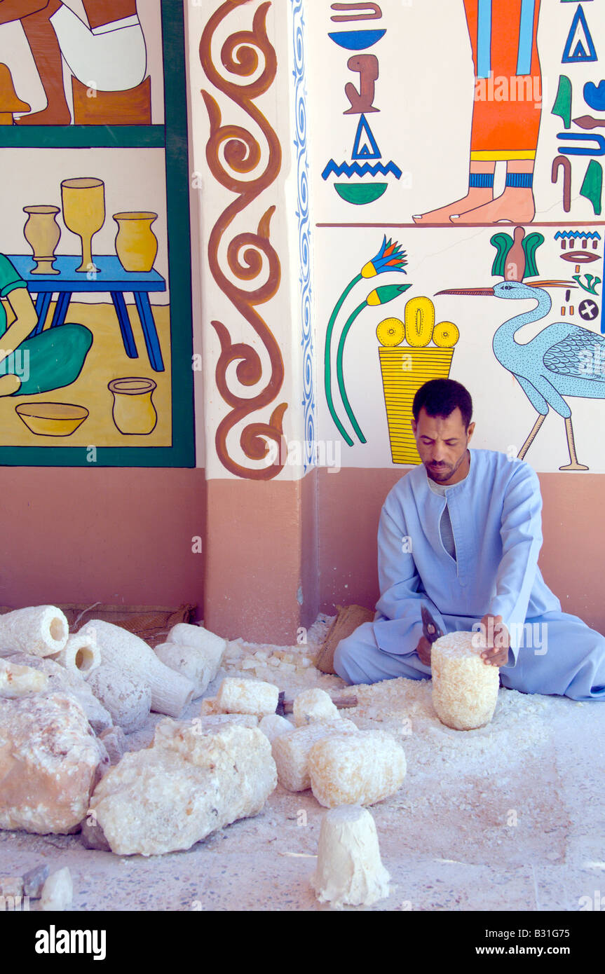 Alabaster factory luxor egypt hi-res stock photography and images - Alamy