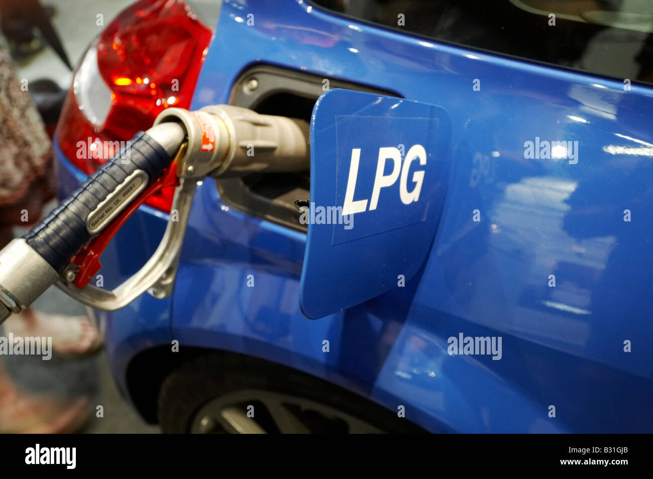 Renault Clio LPG liquid Liquefied petroleum gas new car model vehicle at British International ...
