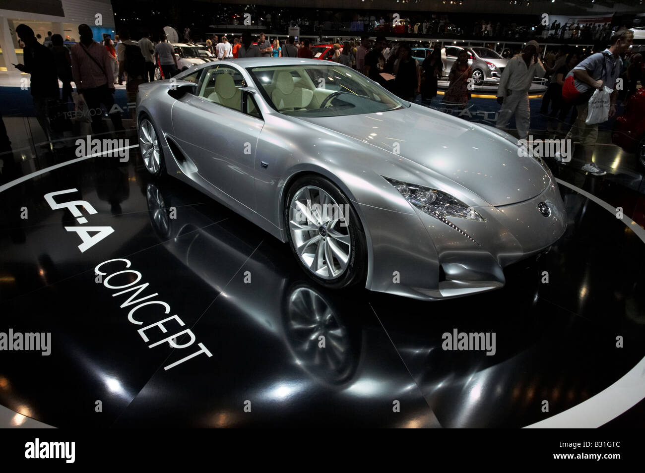 Lexus LF-A concept sports car model at British International Motor Show ...