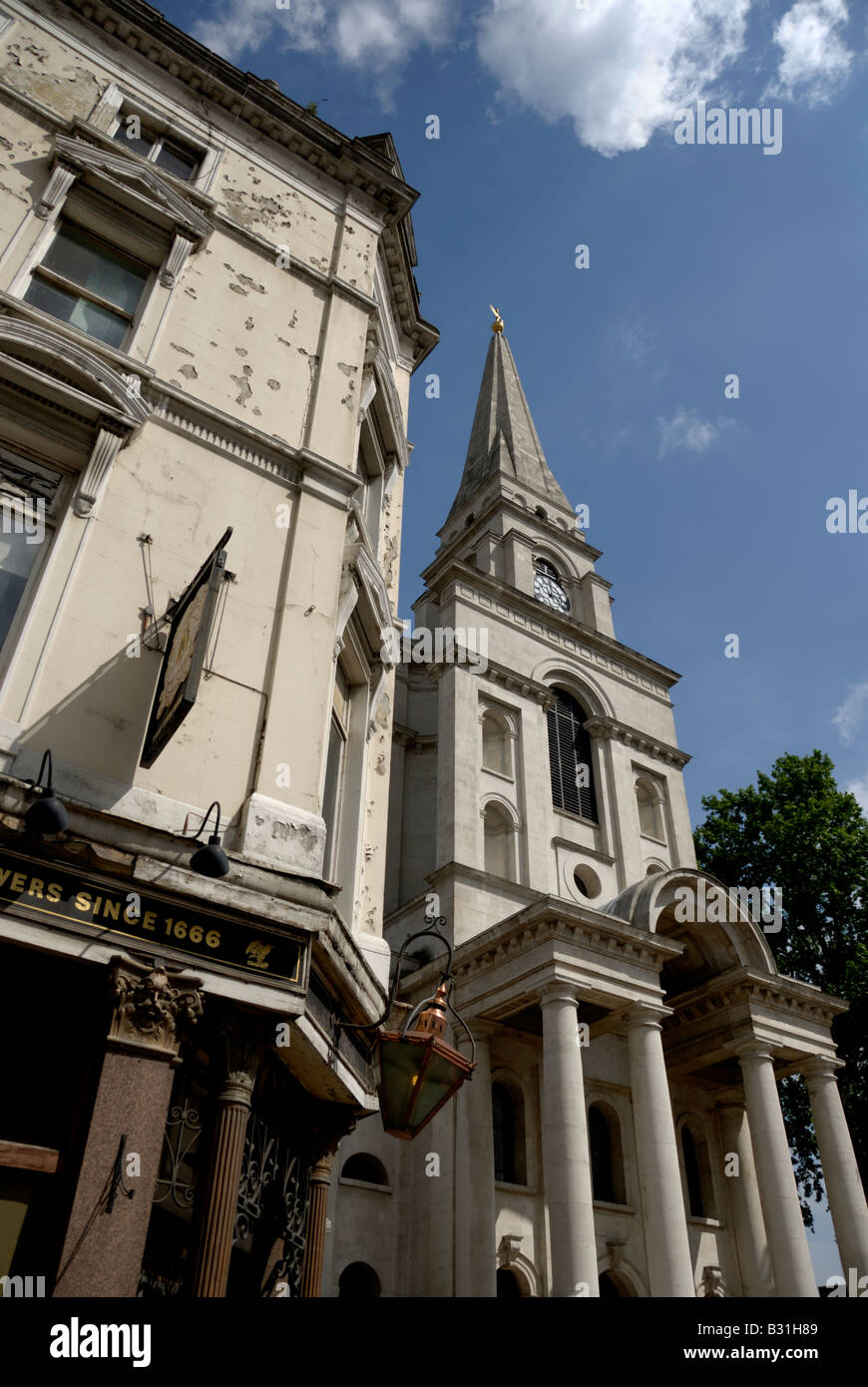“Christ Church” and “Ten Bells Pub”, “Jack the Ripper” places, London ...