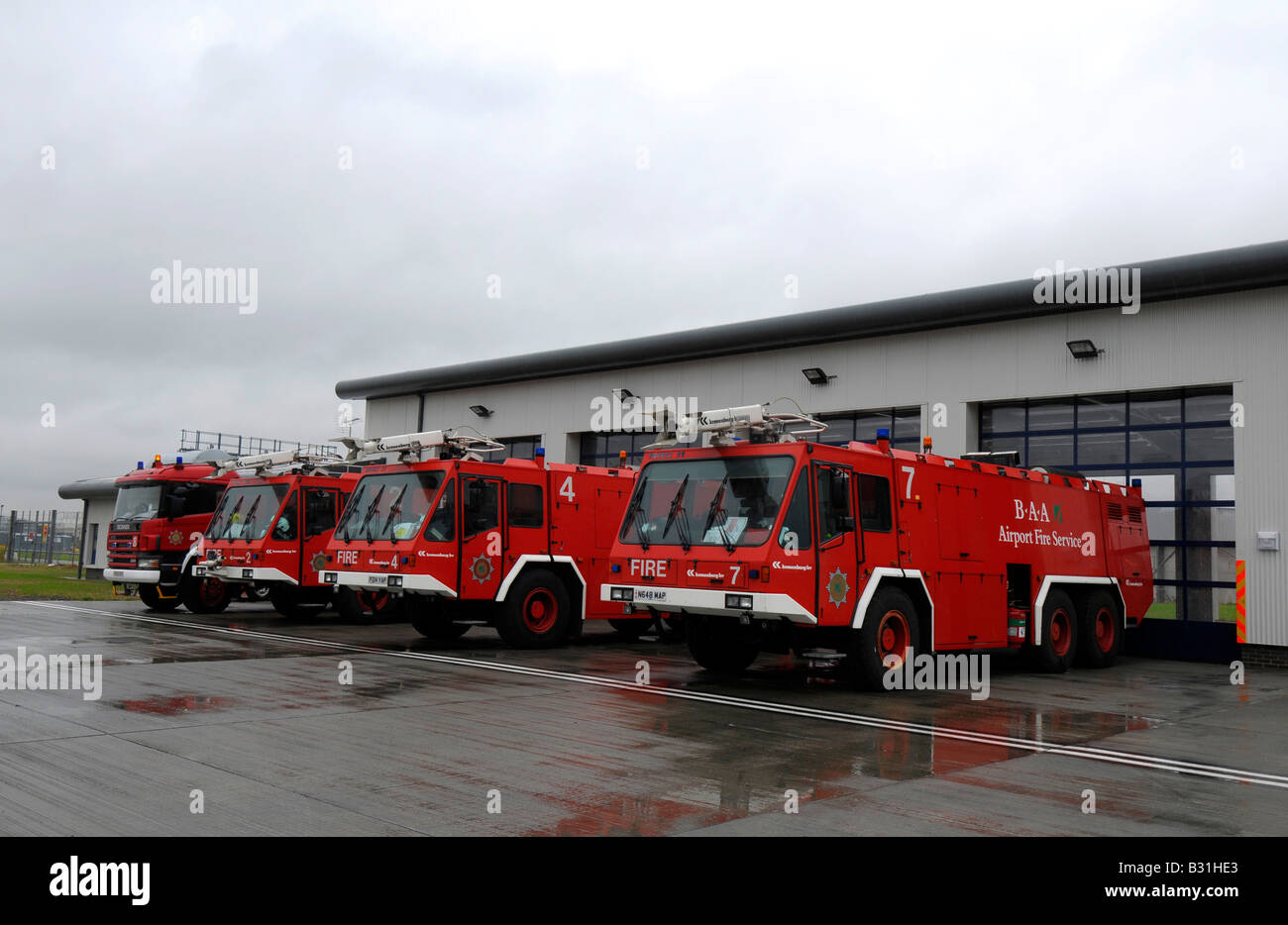 New Heathrow airport fire station, London, Britain, UK Stock Photo - Alamy