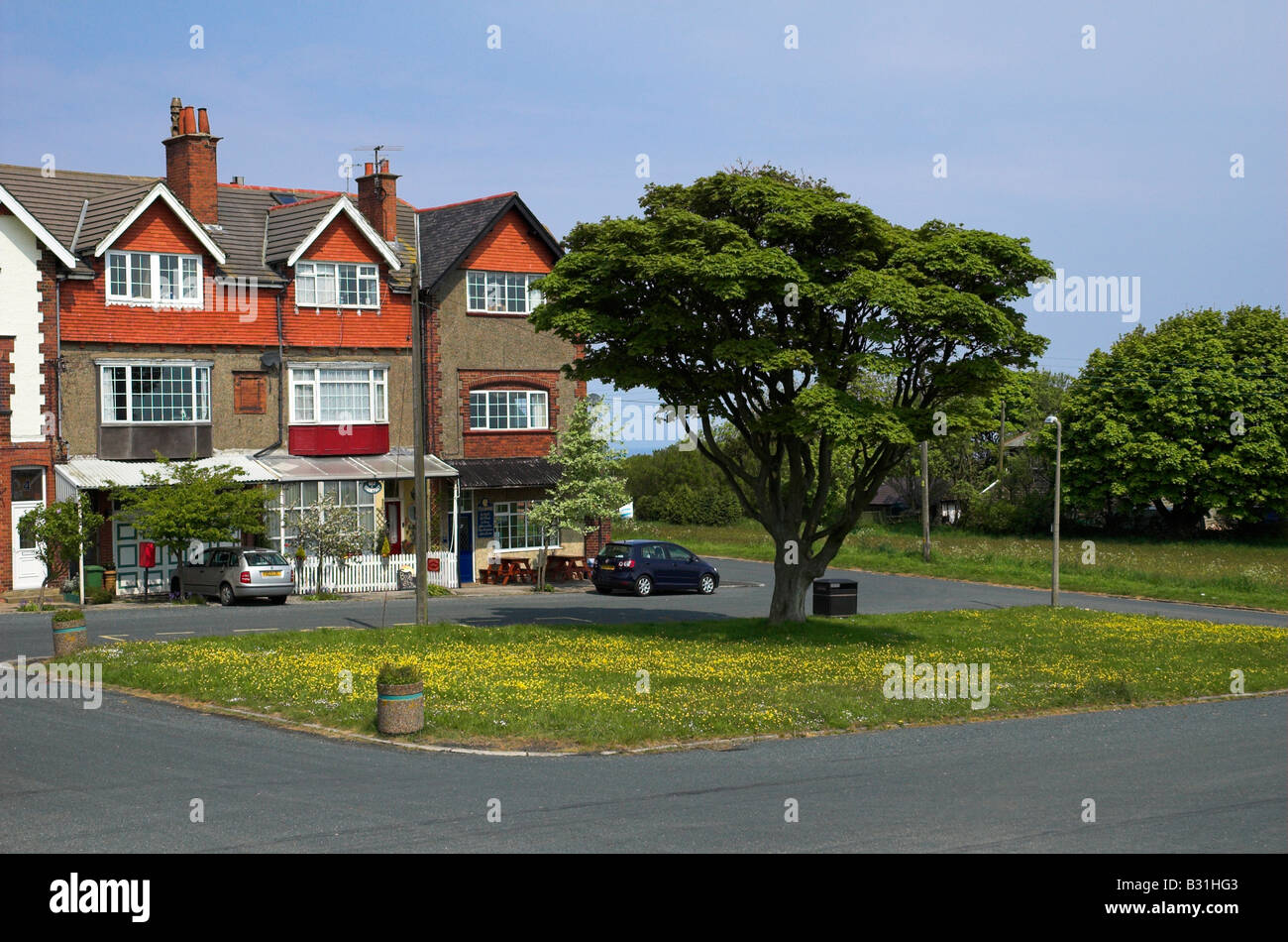 Station Square Ravenscar Stock Photo - Alamy