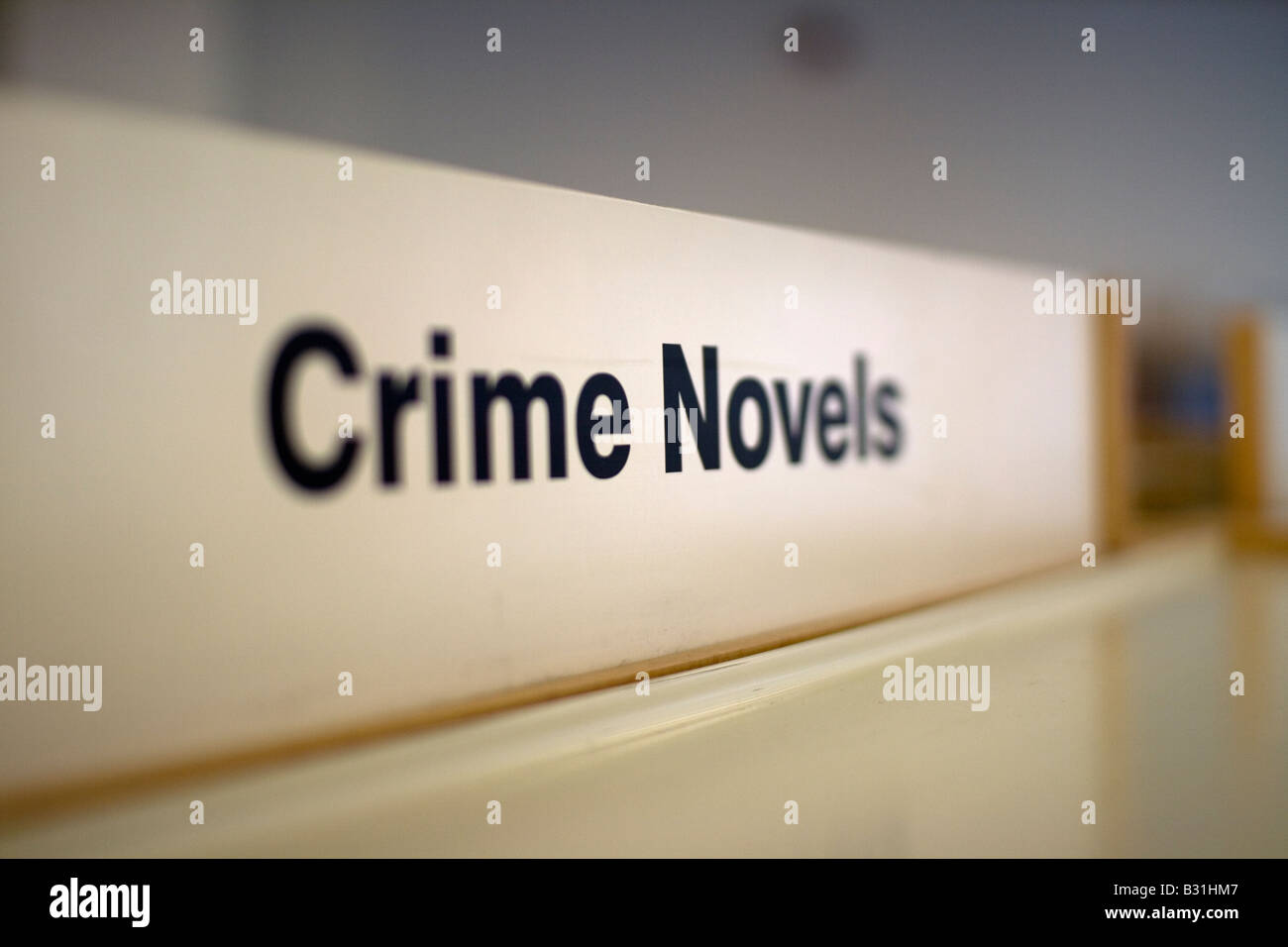 A category sign in a public library Stock Photo - Alamy
