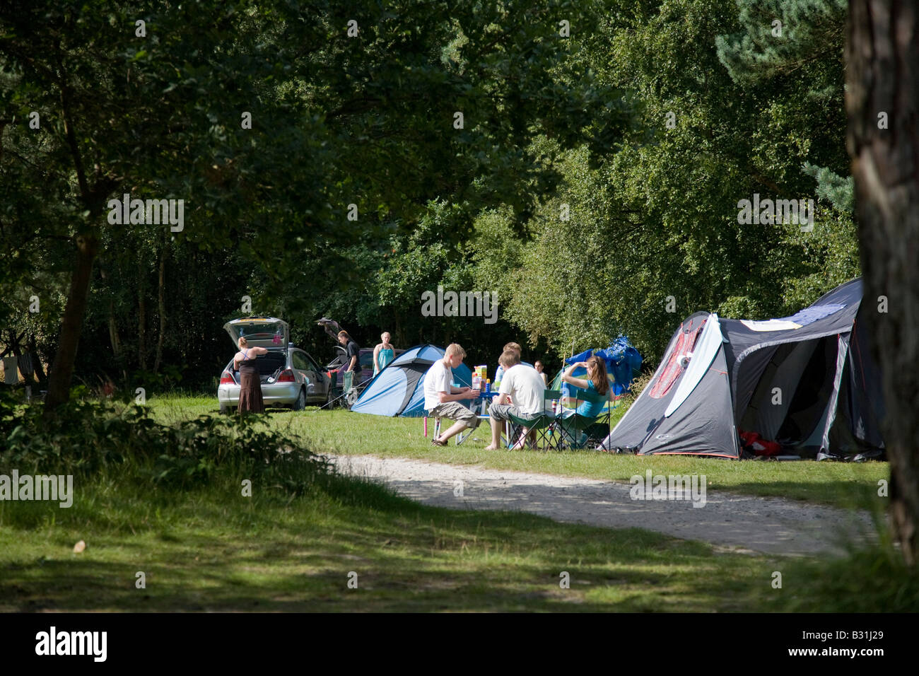 Burnbake campsite dorset hi-res stock photography and images - Alamy