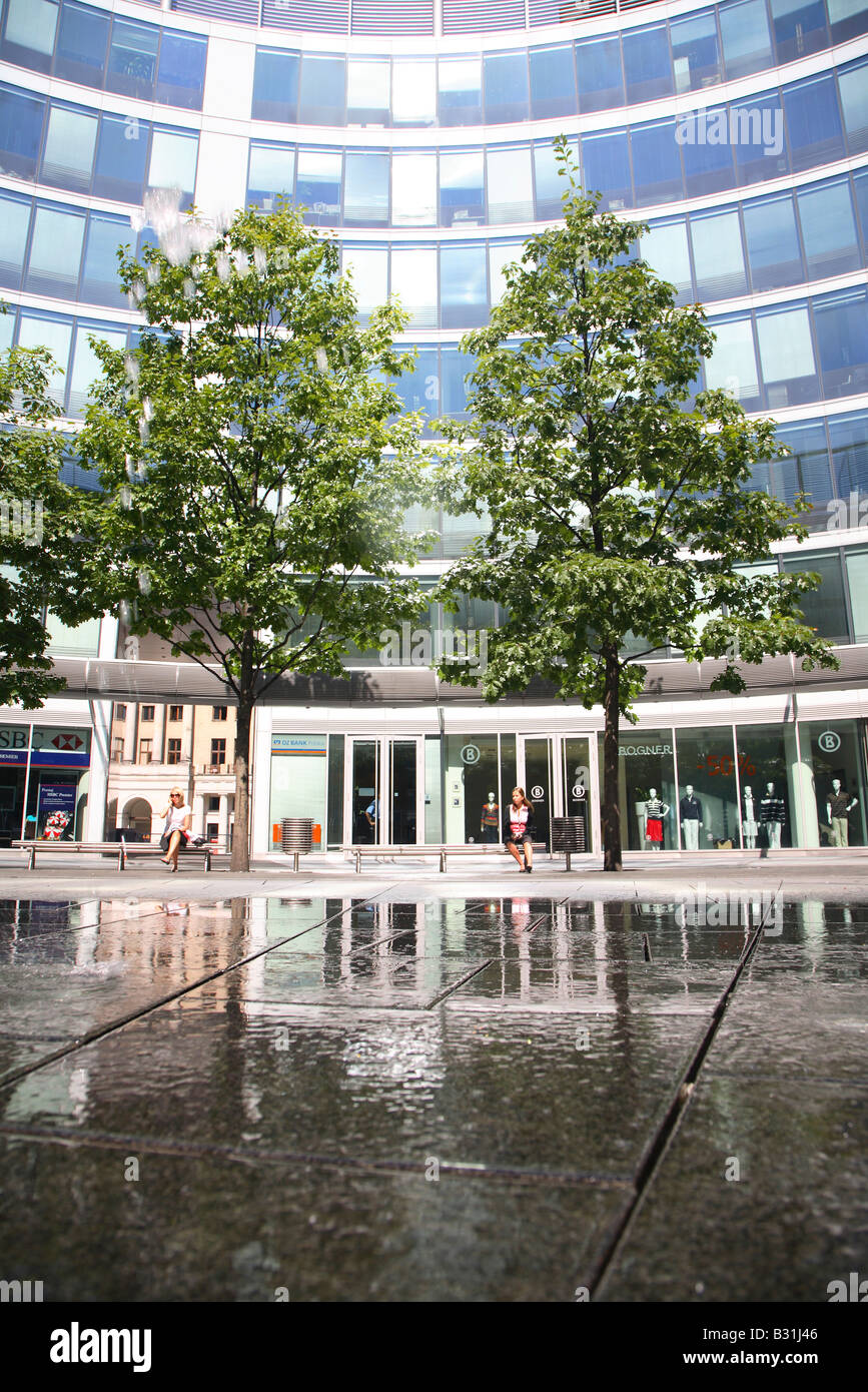 Warsaw, Poland, Norman Foster Building, metropolitan office building ...