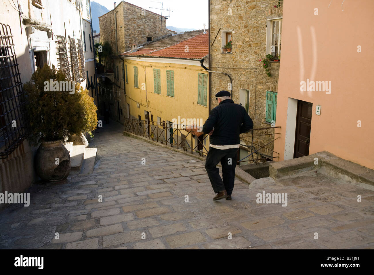 Town of Perinaldo in Liguria near Ventimiglia Stock Photo - Alamy