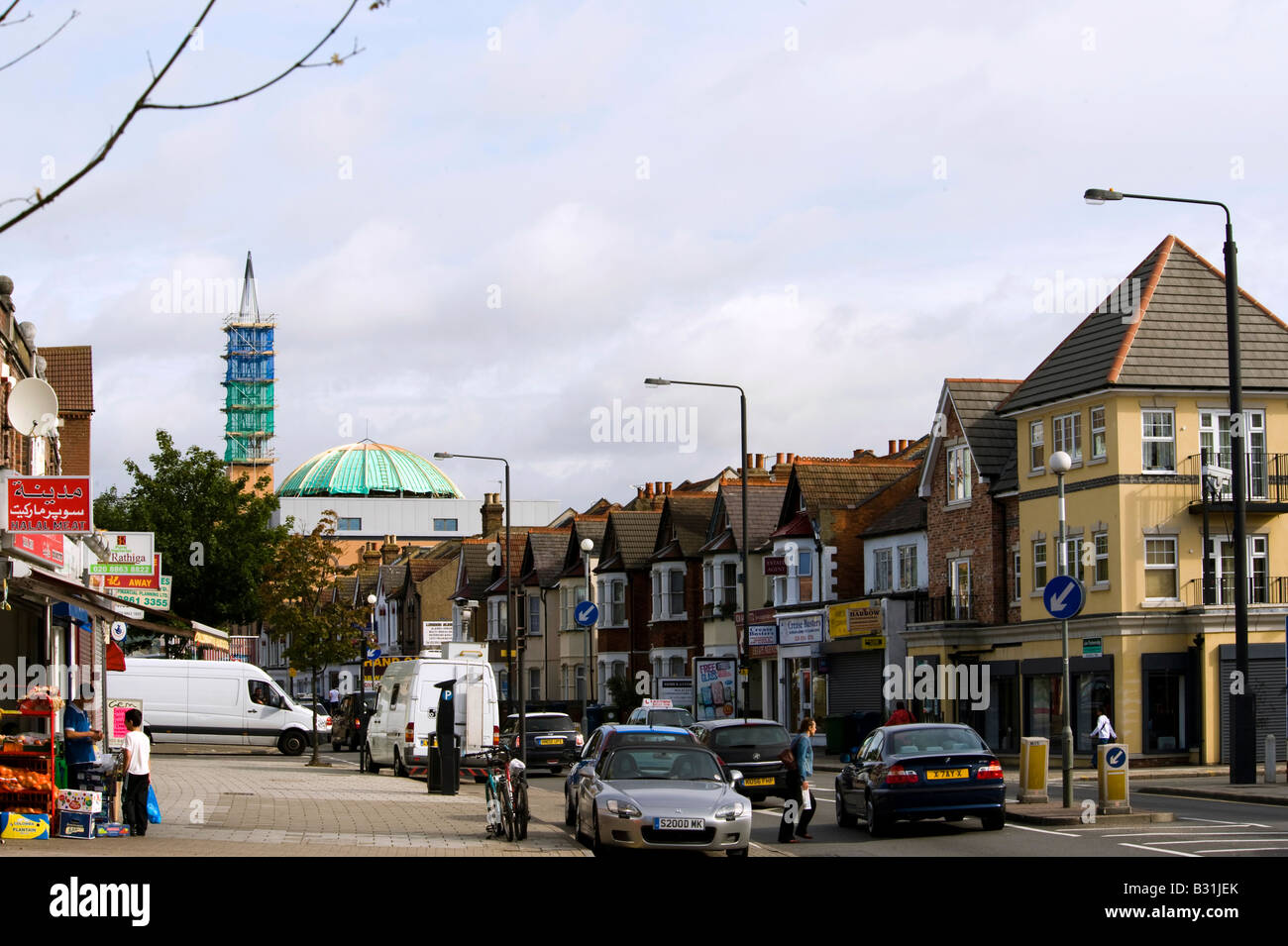 The new and unfinished Harrow central Mosque in Harrow Stock Photo - Alamy