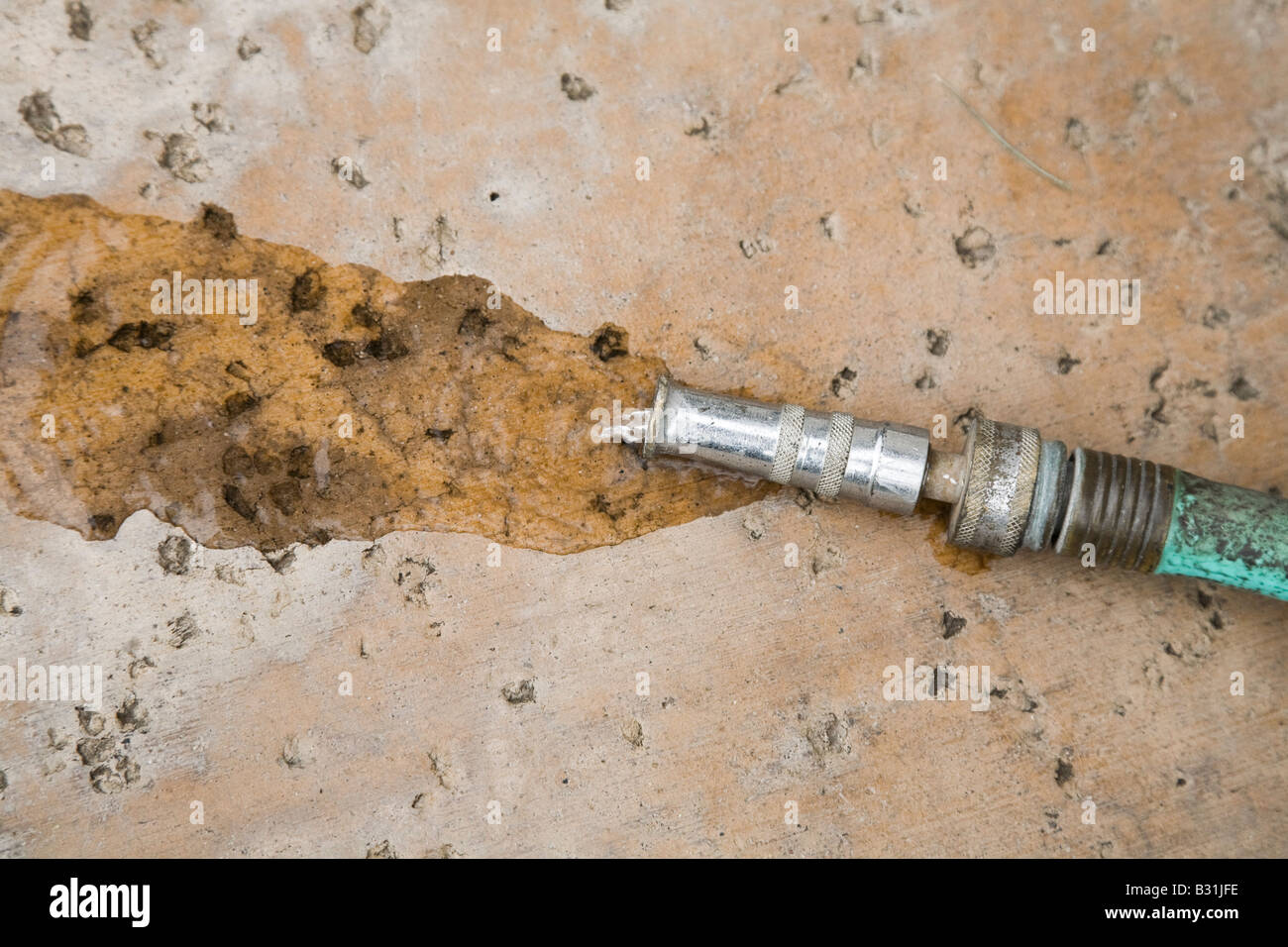 Close up View of Garden Hose Stock Photo - Alamy