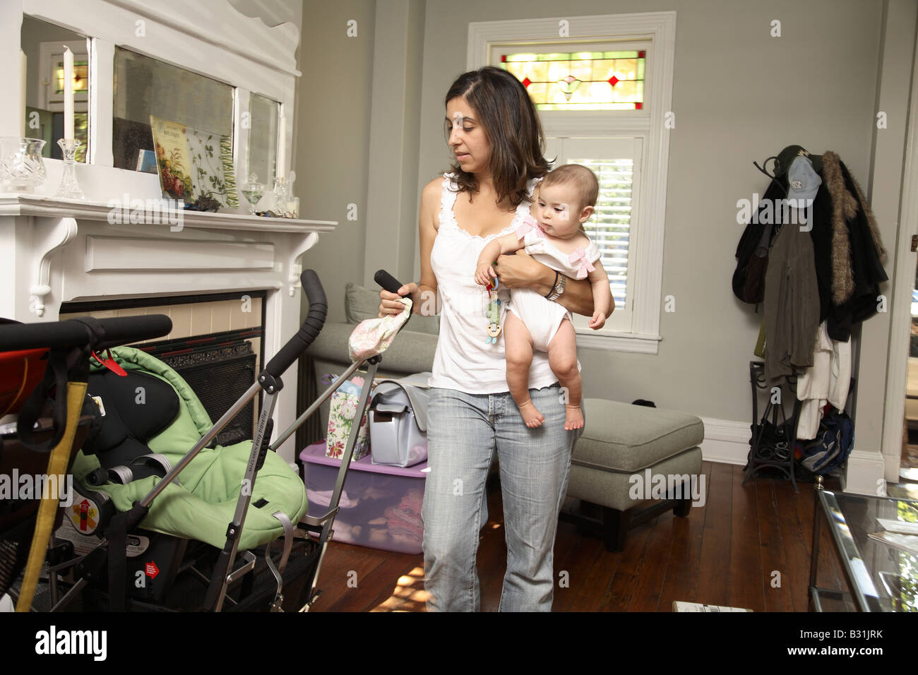 mother at home Stock Photo - Alamy
