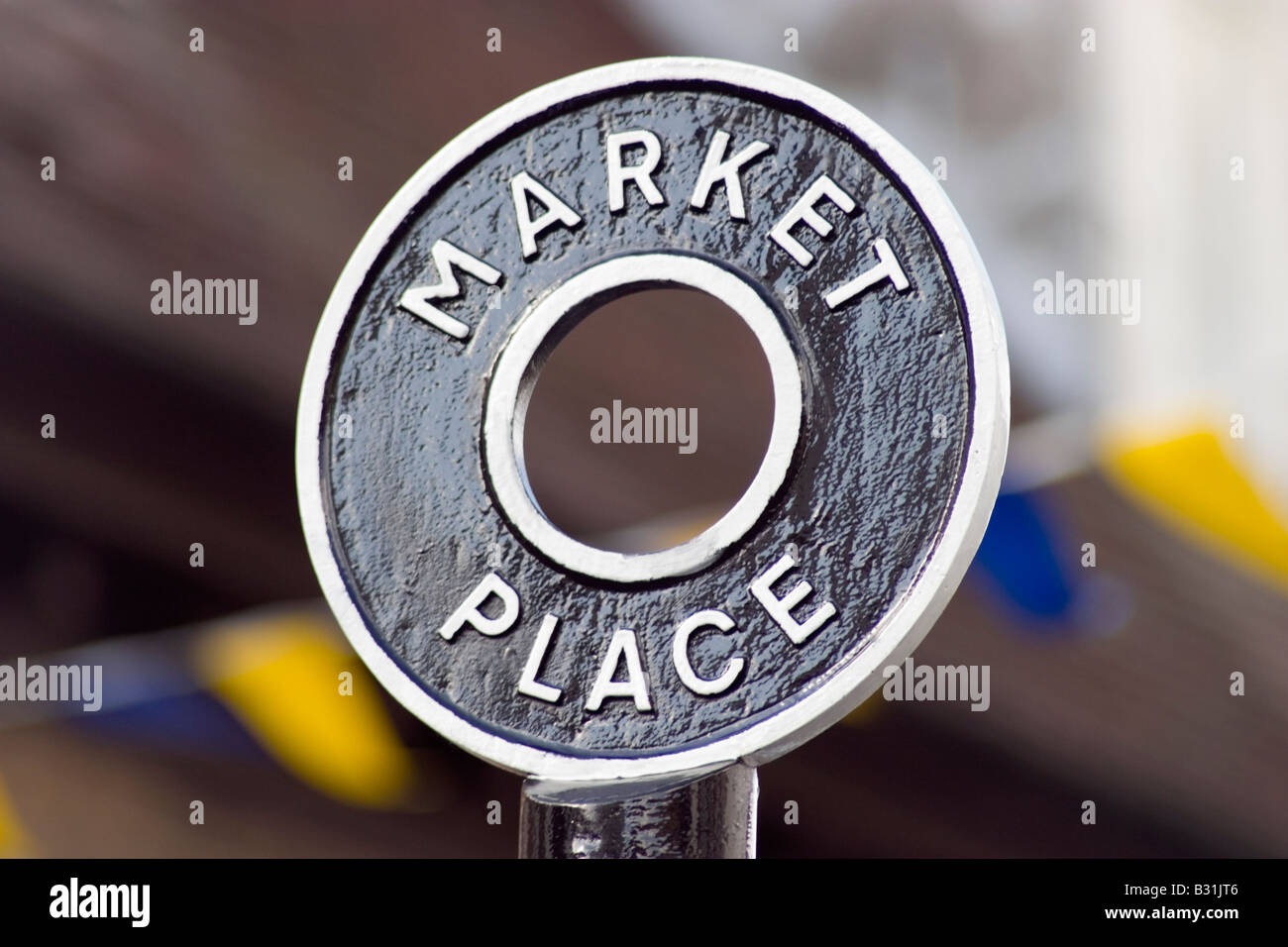 Market Place Sign Stock Photo - Alamy
