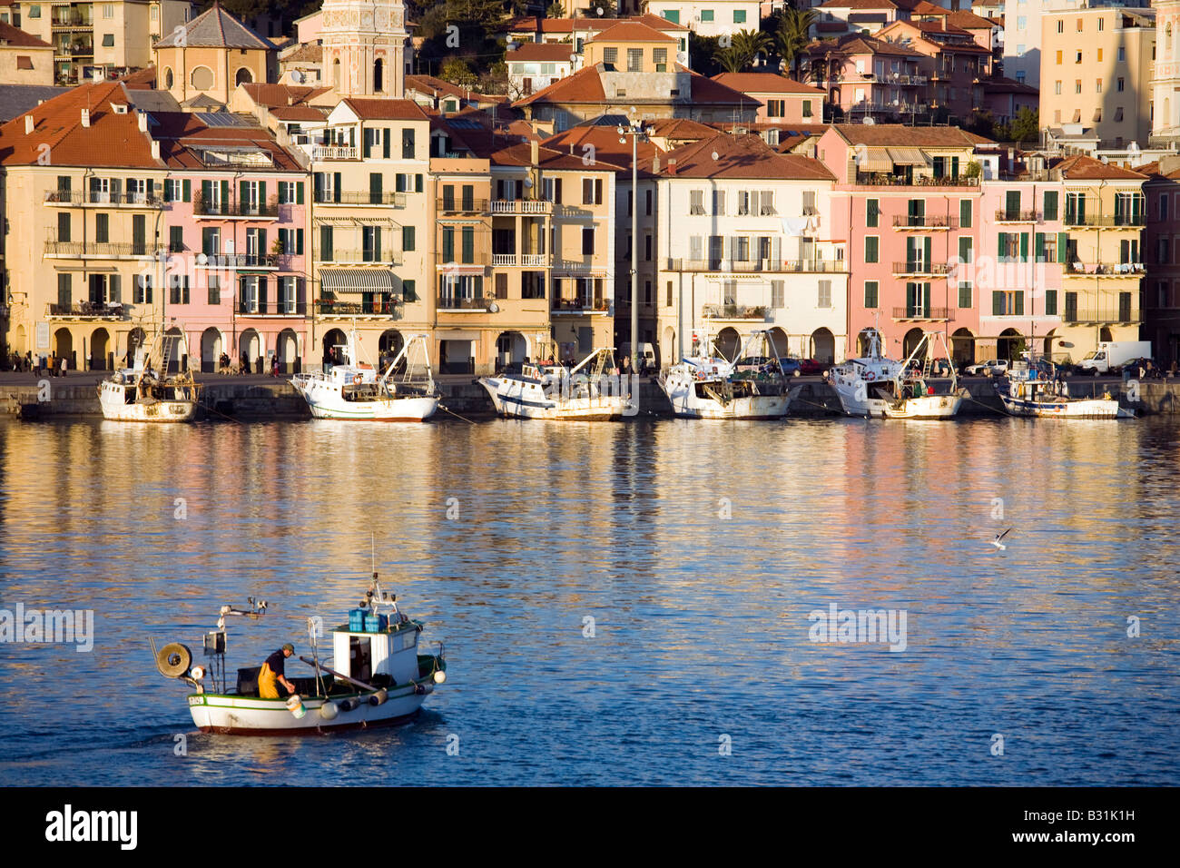 Port of Imperia Liguria near Ventimiglia Stock Photo - Alamy