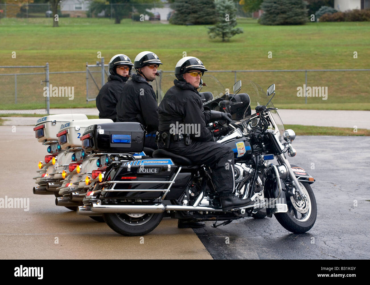 Biker or motorcycle policeman hi-res stock photography and images - Alamy