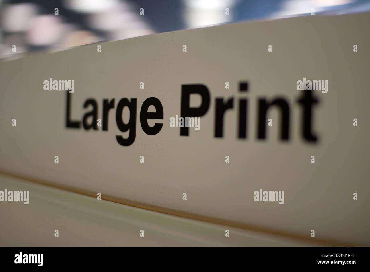 A library category sign Stock Photo - Alamy