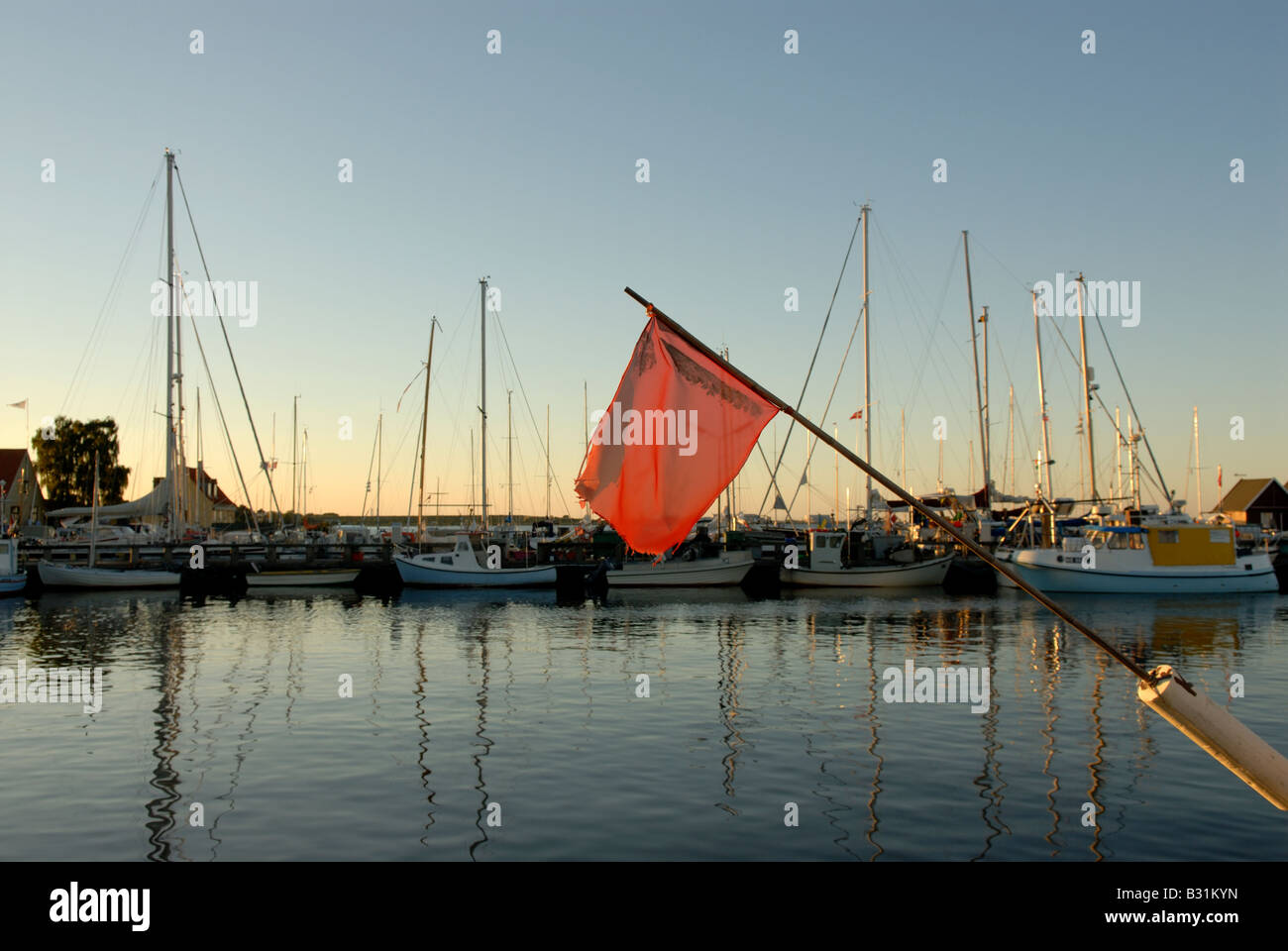 SCENIC FISHING HARBOUR Stock Photo - Alamy