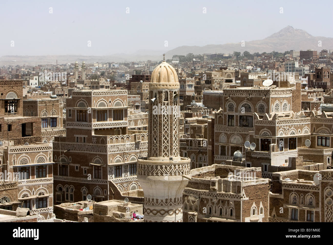 Sanaa the ancient capital city of Yemen Stock Photo - Alamy