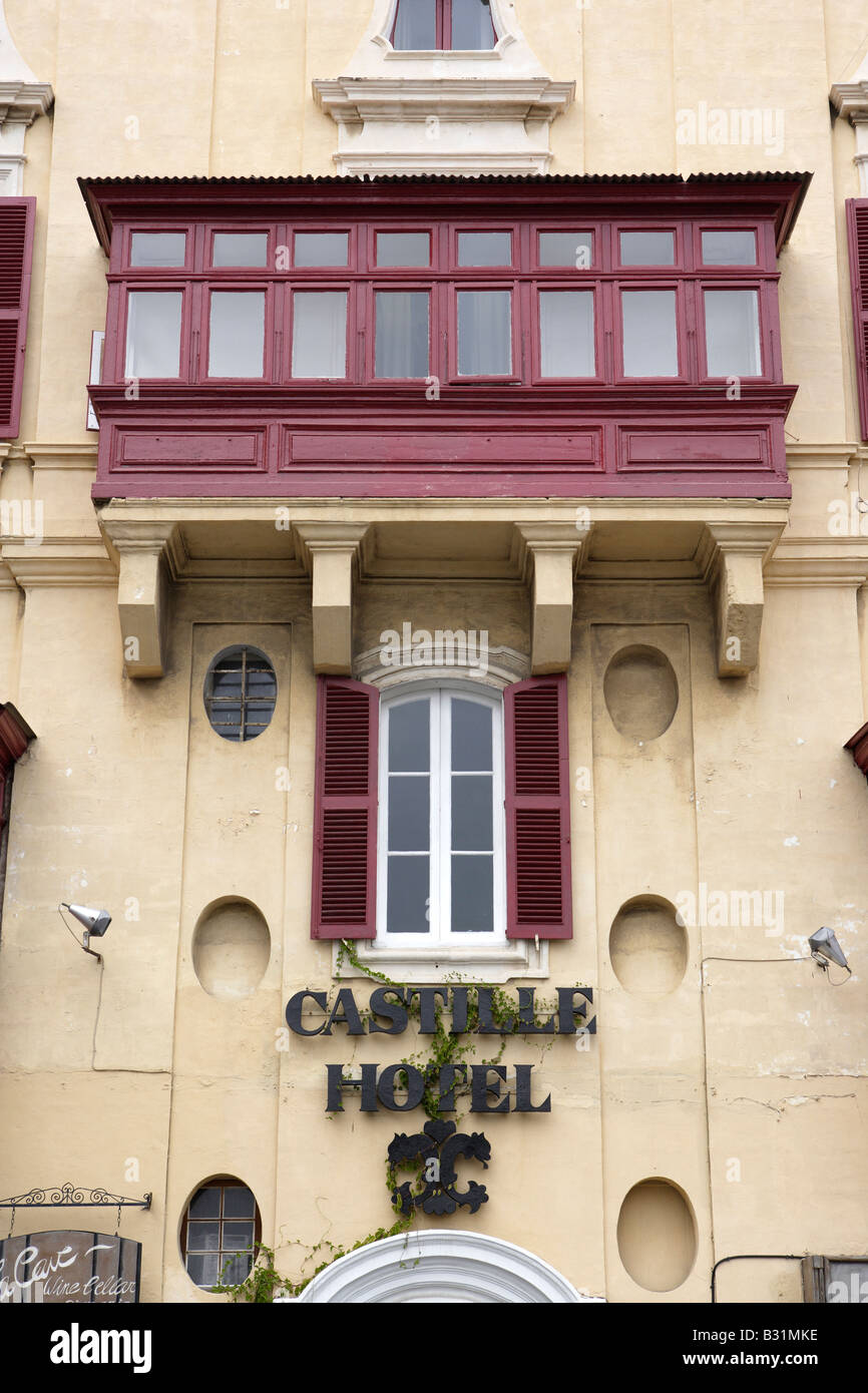 Castille Hotel, Valletta, Malta Stock Photo - Alamy