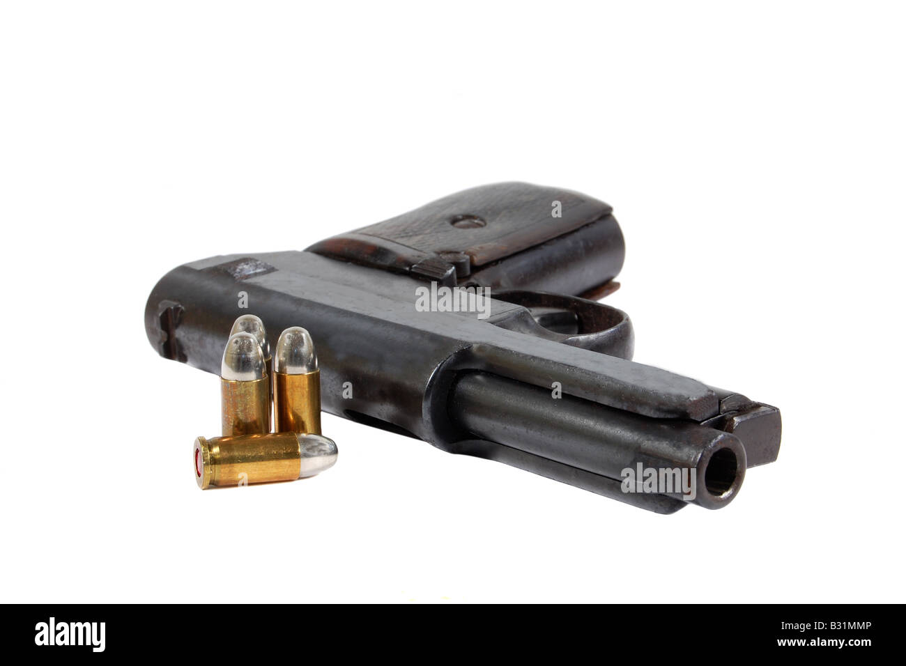 Bullets for pistol Cut Out Stock Images & Pictures - Alamy