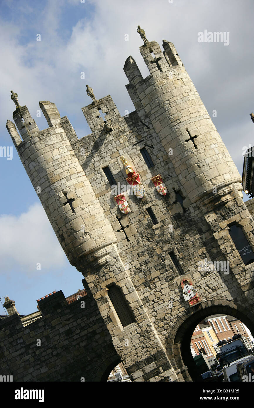 York micklegate bar hi-res stock photography and images - Alamy