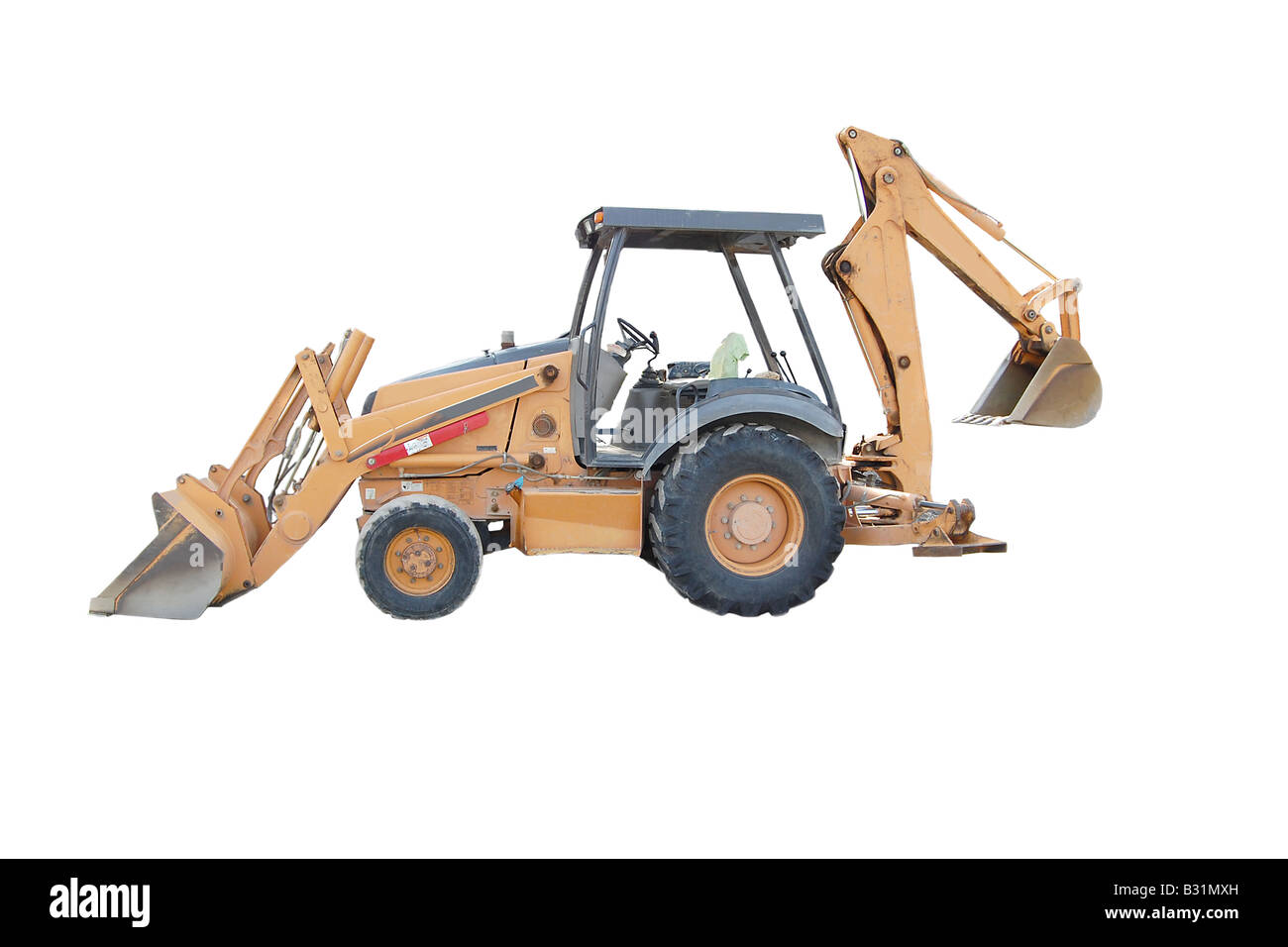 Backhoe loader Cut Out Stock Images & Pictures - Alamy