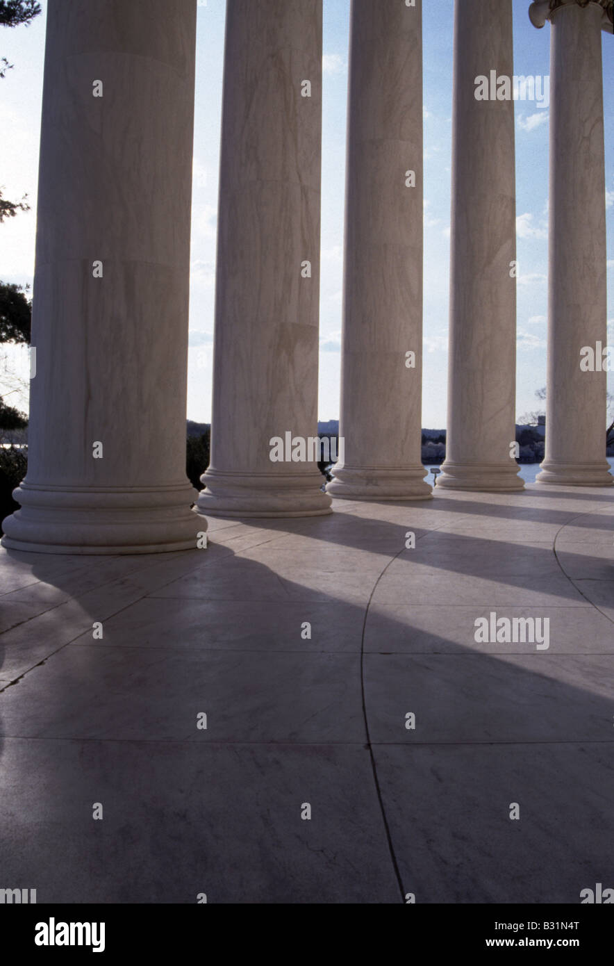 Building with Marble Columns Pillars Stock Photo - Alamy