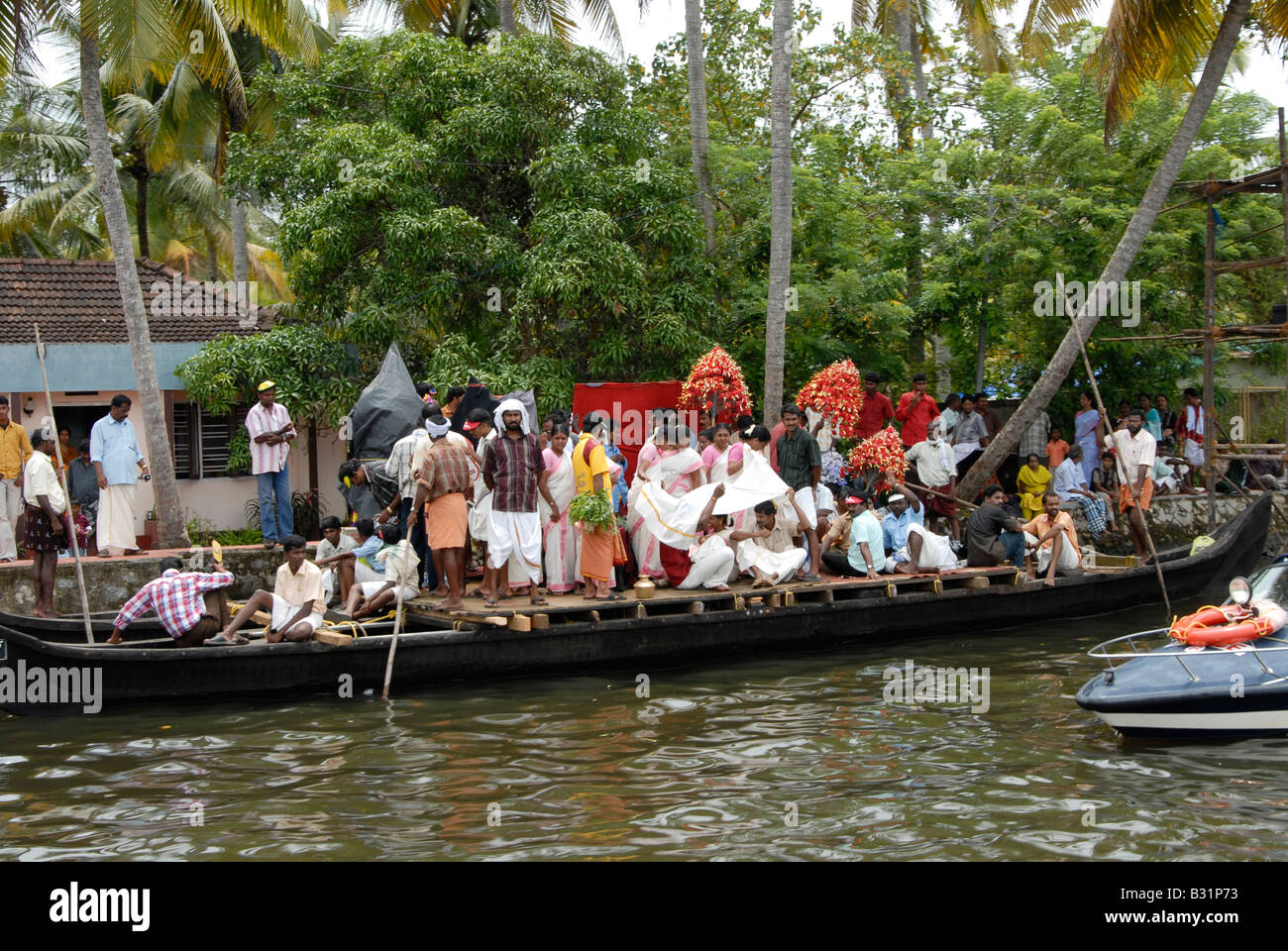 Nehru Trophy boat race at Alleppey,Kerala,India Stock Photo - Alamy
