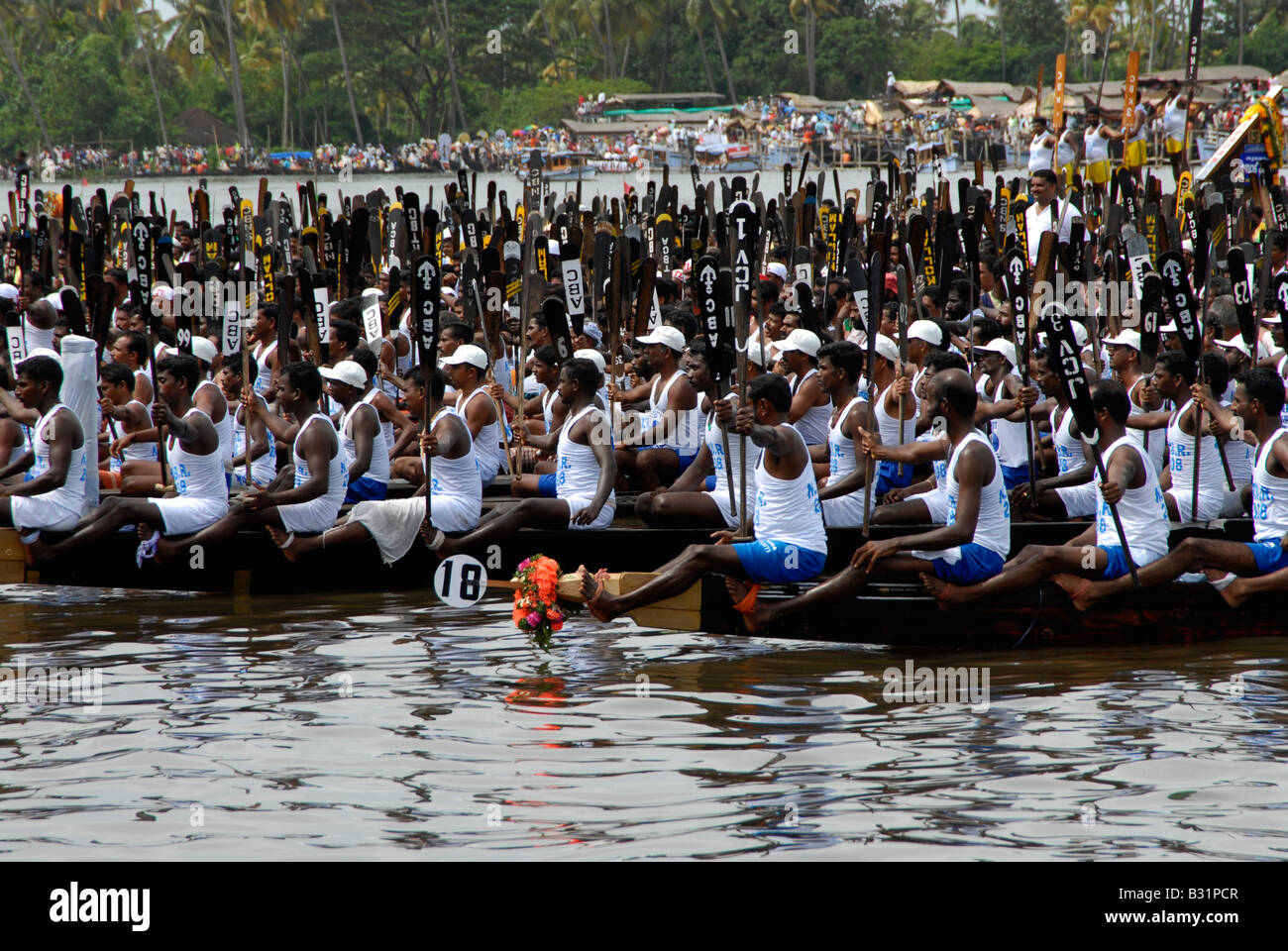Nehru Trophy boat race at Alleppey,Kerala,India Stock Photo - Alamy