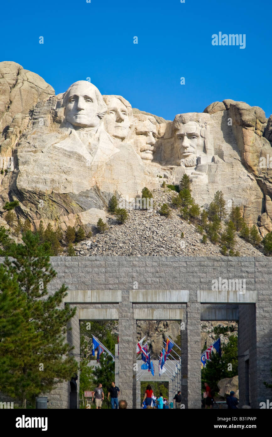 USA South Dakota Mount Rushmore National Memorial Stock Photo - Alamy