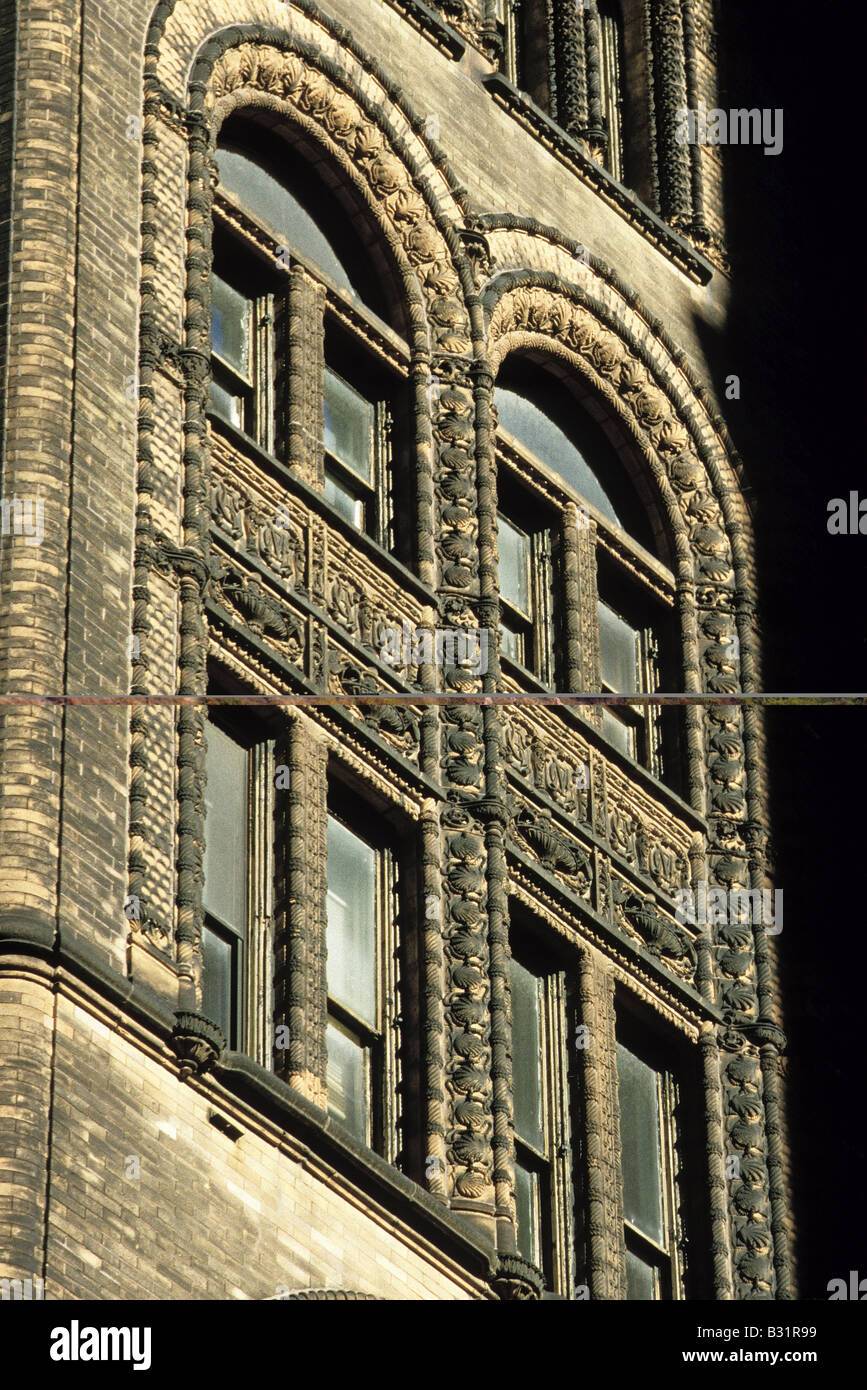 Arched Windows in sunlight downtown Broadway New York Stock Photo - Alamy