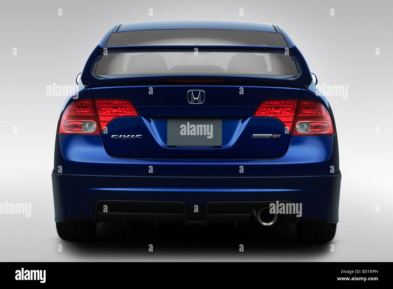 2008 Honda Civic SI Mugen in Blue - Low/Wide Rear Stock Photo - Alamy