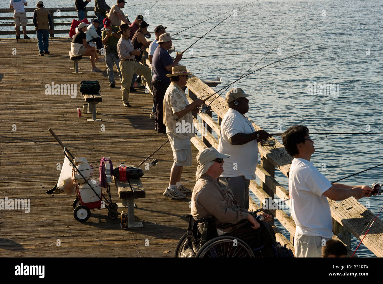 Fishing pier Seattle Washington USA Stock Photo - Alamy