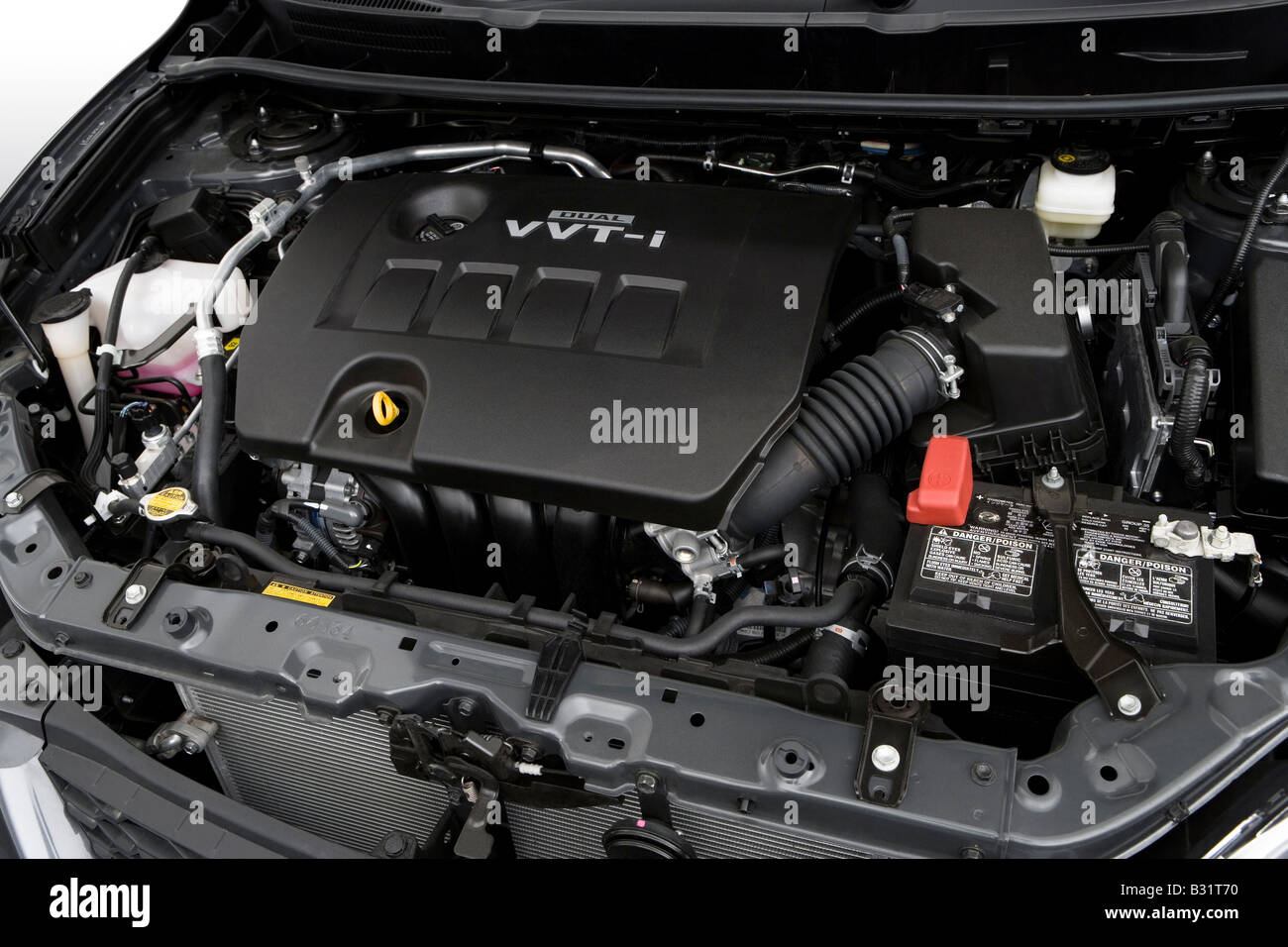 2009 Toyota Corolla Matrix in Gray - Engine Stock Photo - Alamy