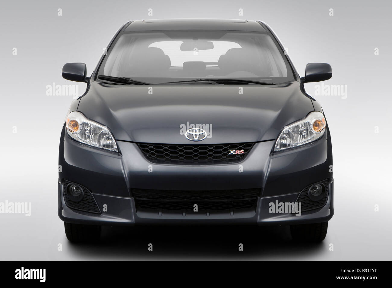 2009 Toyota Corolla Matrix XRS in Gray - Low/Wide Front Stock Photo - Alamy