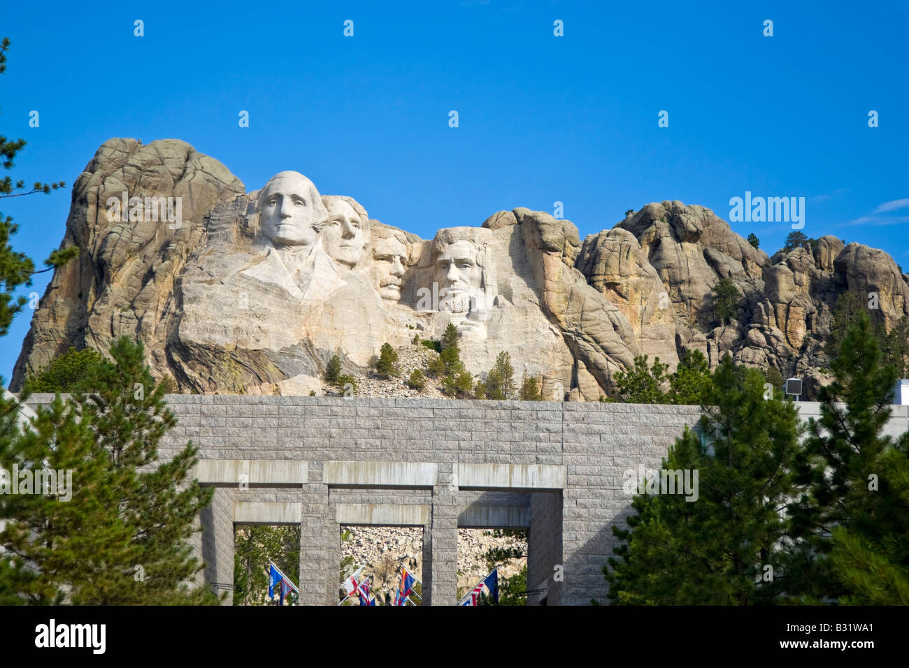USA South Dakota Mount Rushmore National Memorial Stock Photo - Alamy