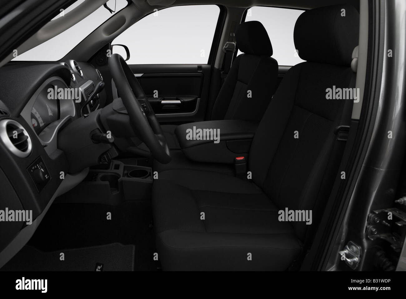 2008 Mitsubishi Raider LS V6 in Gray - Front seats Stock Photo - Alamy