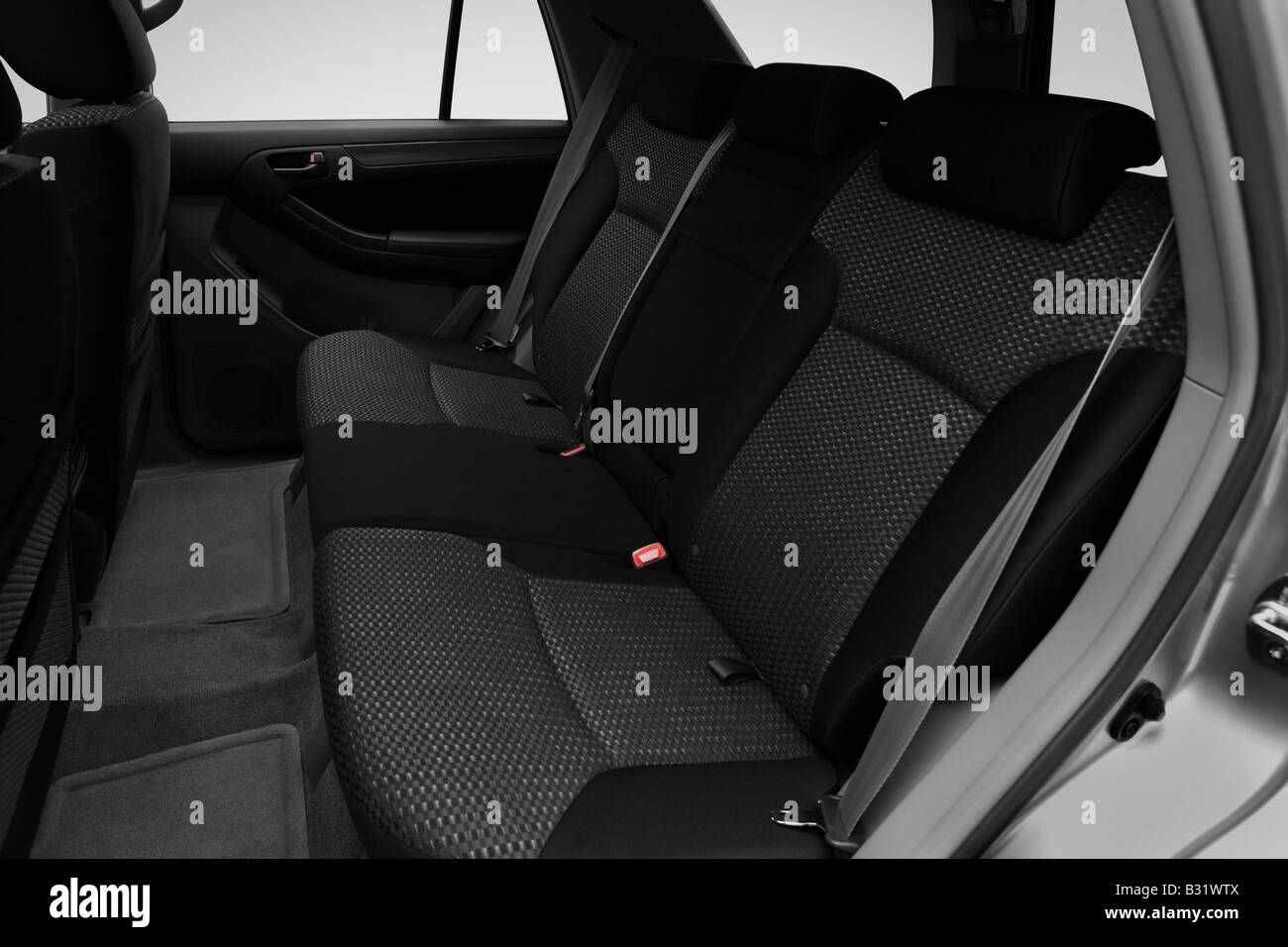 2008 Toyota 4Runner Sport in Gray - Rear seats Stock Photo - Alamy