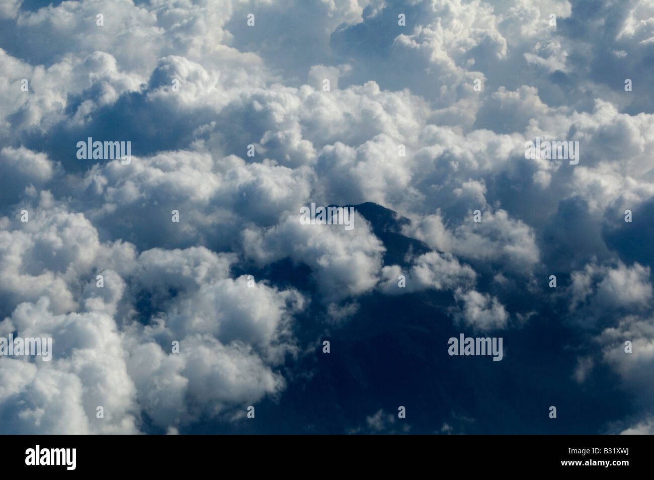 Beautiful scenery of mount arjuna from above hi-res stock photography ...