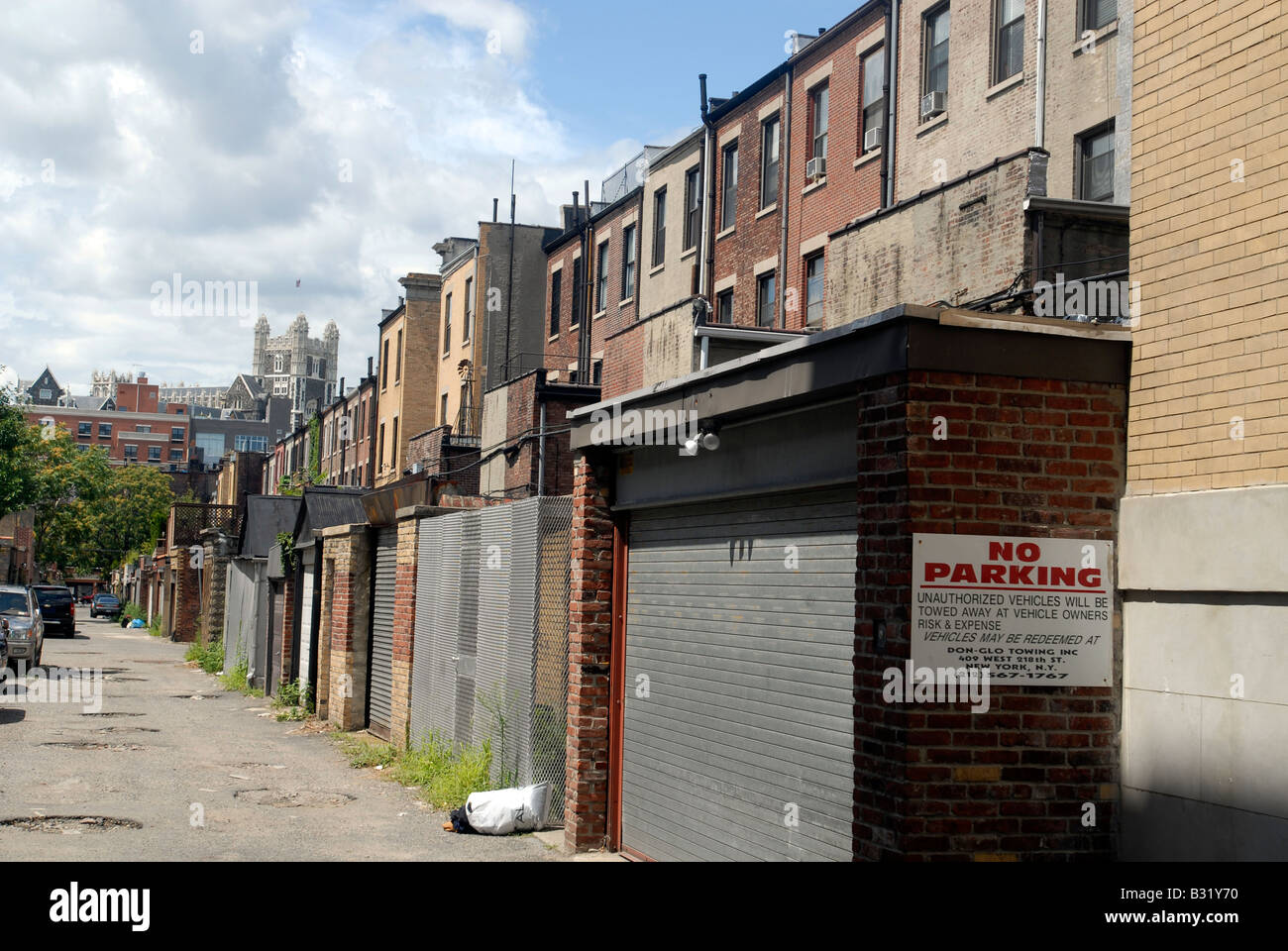 Strivers Row townhouses in the St Nicholas Historic District in the ...