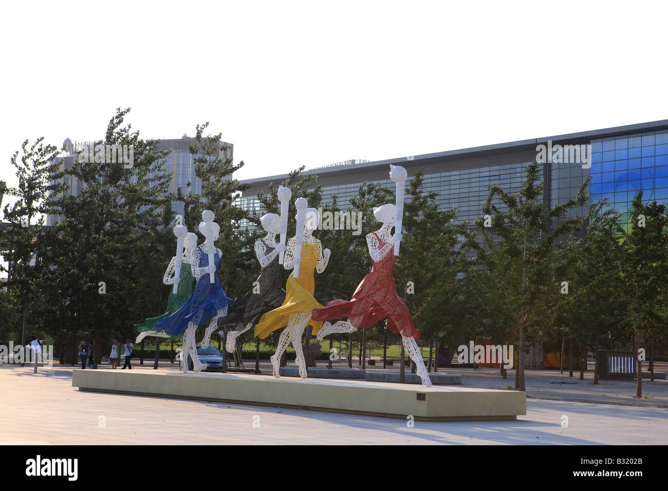 Models In Olympic Park,Beijing,China Stock Photo - Alamy