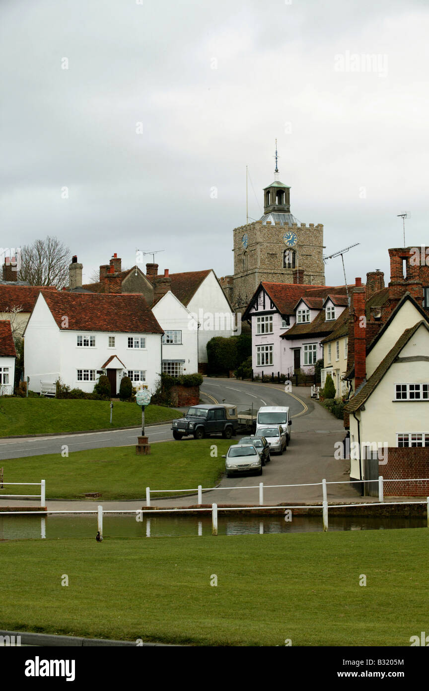 village of Finchingfield Essex Uk Stock Photo - Alamy
