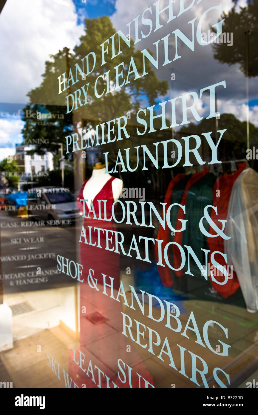Shop window with sale sign Chelsea SW3 London United Kingdom Stock ...